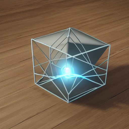 Lexica - 3 d representation of a tesseract, unreal engine, rtx ...