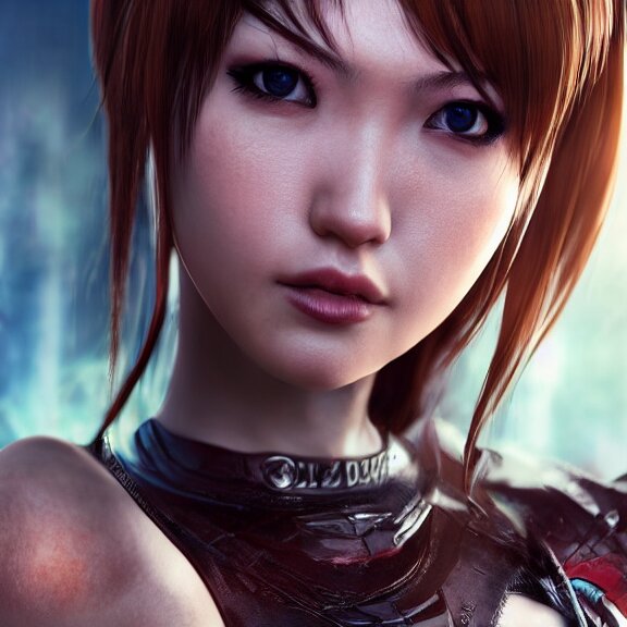 Lexica - Photorealistic doa 6 character cosplay, photo, half body, d ...