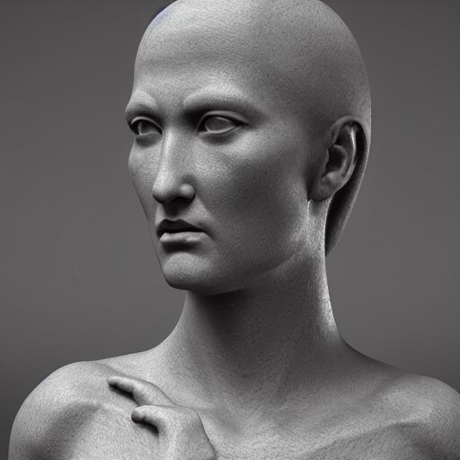 Lexica - Renaissance full body stone sculpture, highly detailed ...