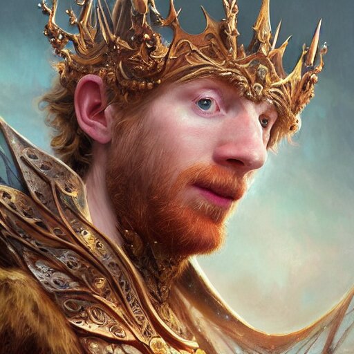 Lexica - Closeup portrait shot of domhnall gleeson as king oberon ...