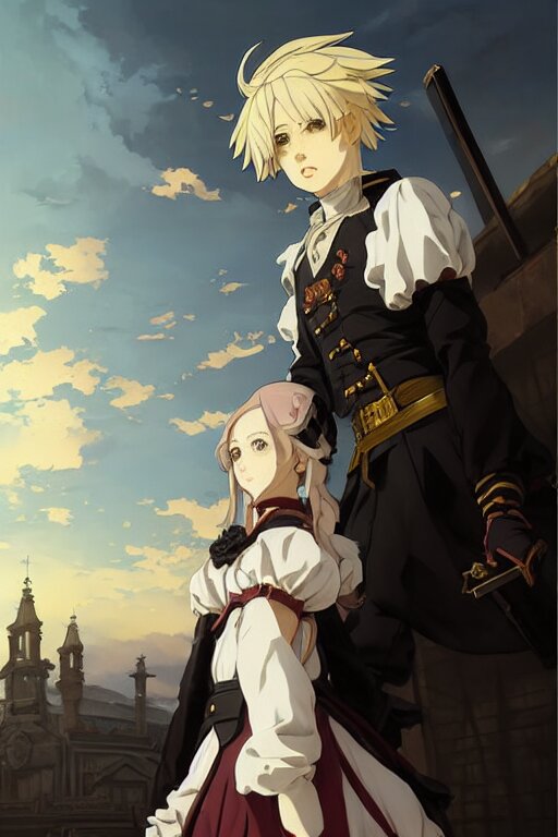 Lexica - Baroque oil painting anime key visual full body portrait ...