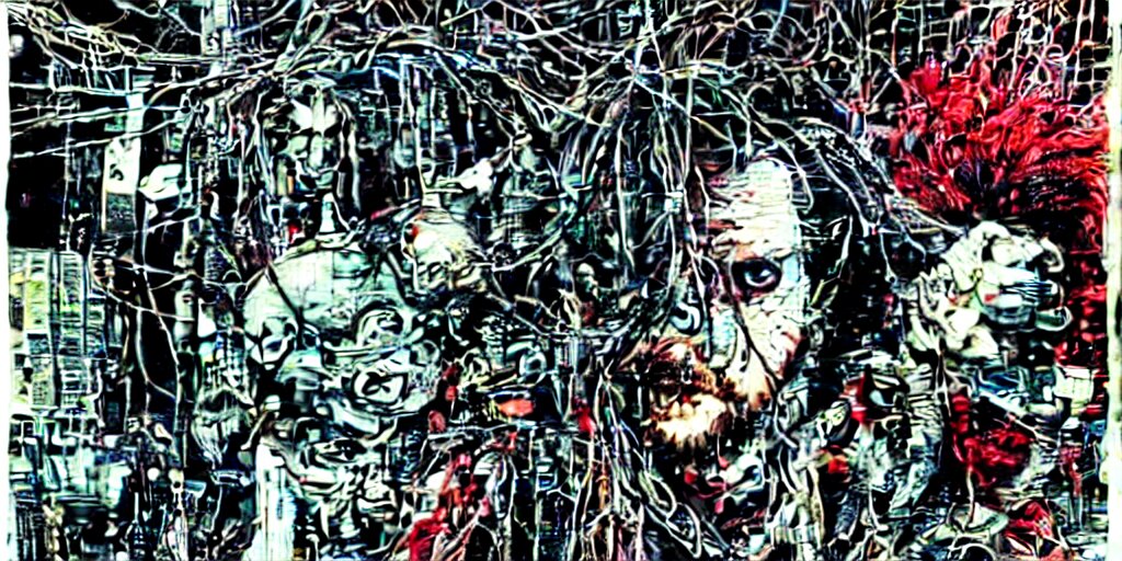 Lexica - Rotten zombie jack sparrow [ covered in wires ] emerges from a ...
