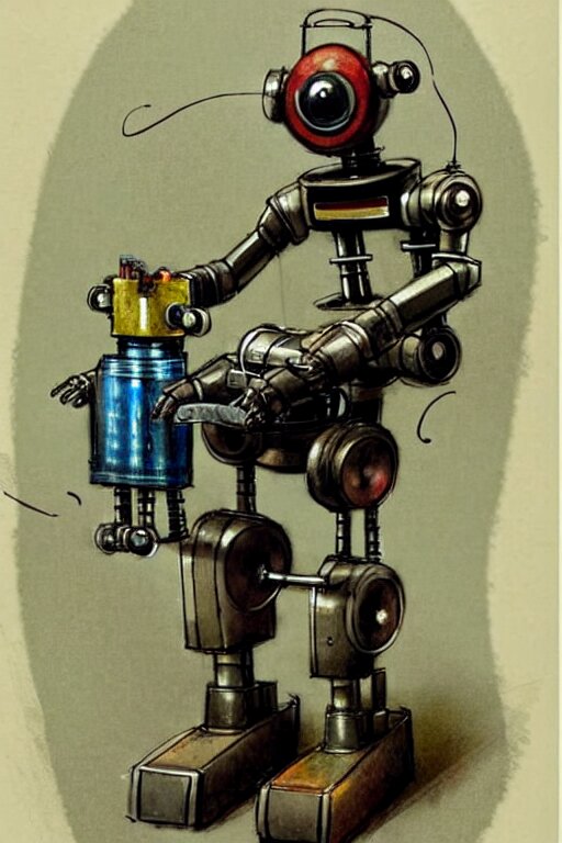 Lexica - ( ( ( ( ( 1 9 5 0 s robot building a robot building a robot ...