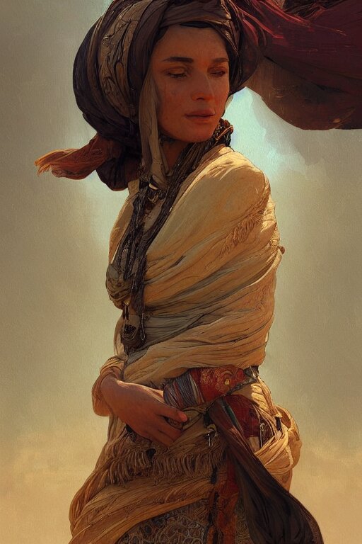 Lexica - A full portrait of an ancient Bedouin traveling spice merchant ...