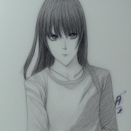 Lexica - A lonely girl by takehiko inoue. pencil sketch.