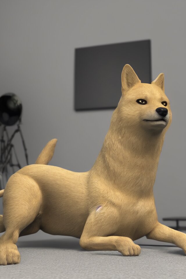 Lexica - A portrait of the doge meme, hyperrealistic, rtx, studio lighting, ray tracing, global ...