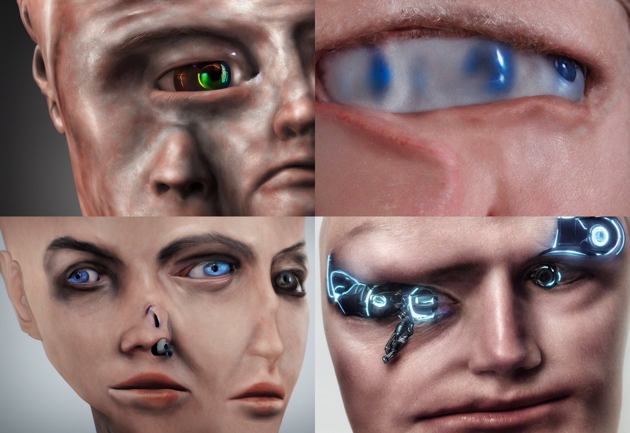 Lexica - Hyper realistic cyborg