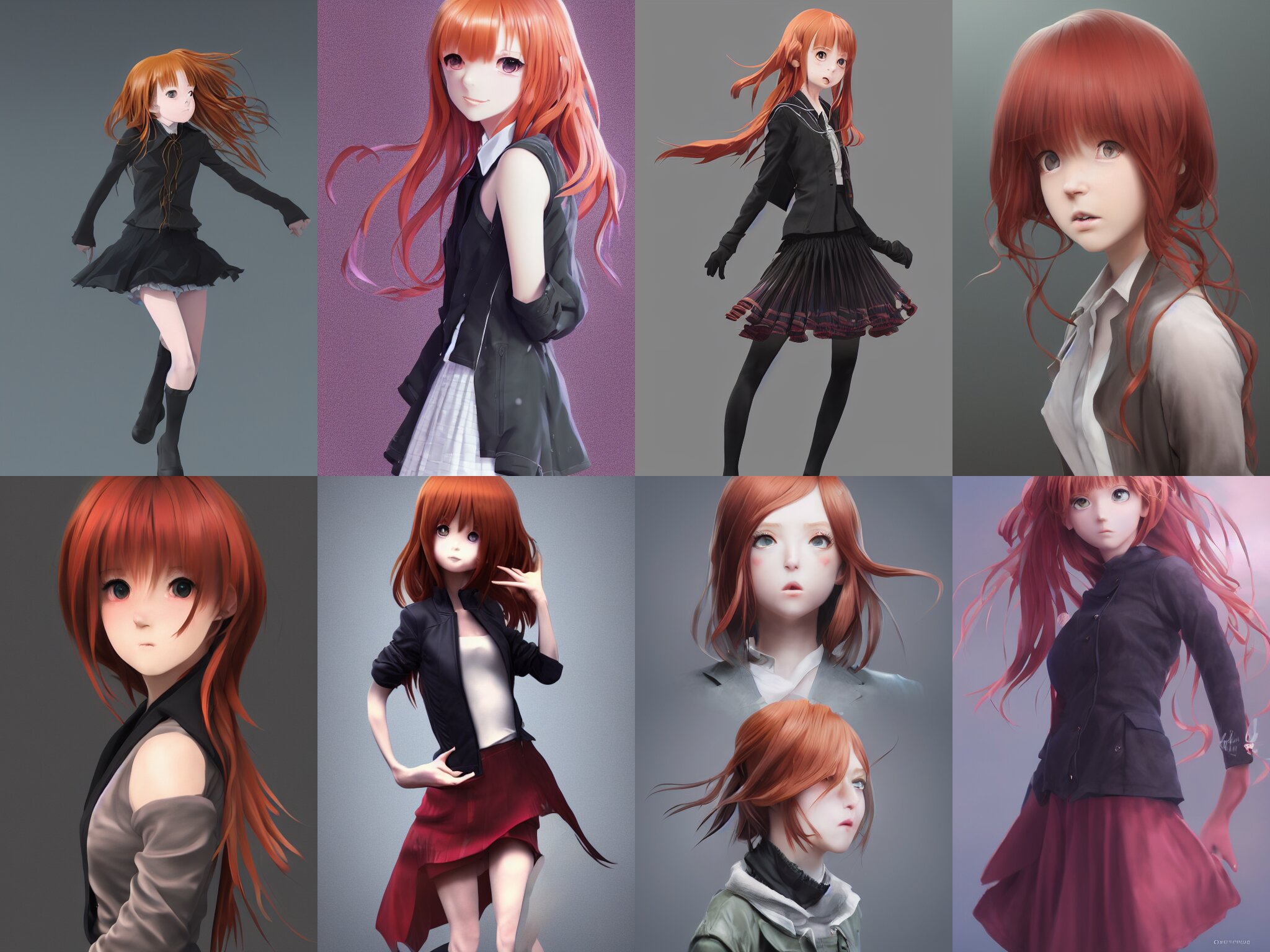 Lexica - Very complcated dynamic composition, realistic anime style at ...