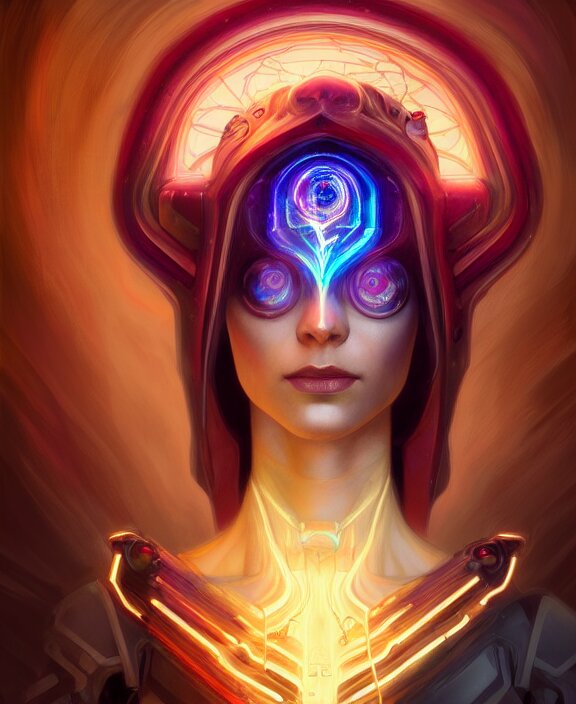 Lexica - Whirlwind of souls rushing inside the metaverse, half body ...