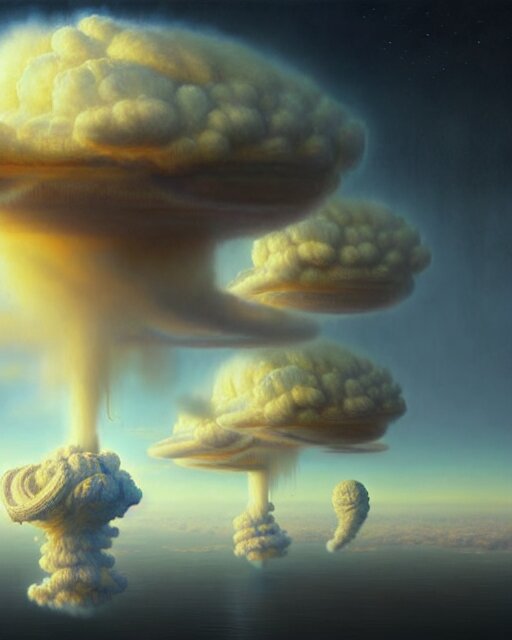 Lexica - A hyper - detailed 3 d render of venusian cloud farming ...