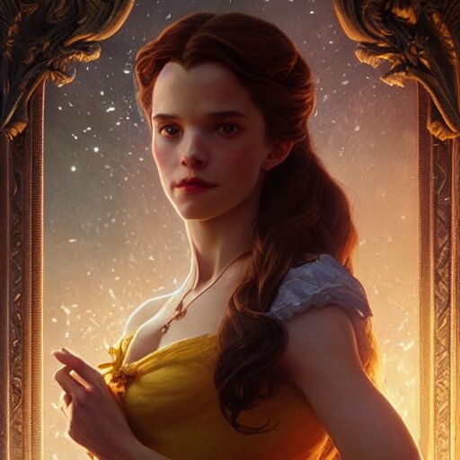 Lexica - Belle beauty and the beast ; ultra realistic, concept art ...