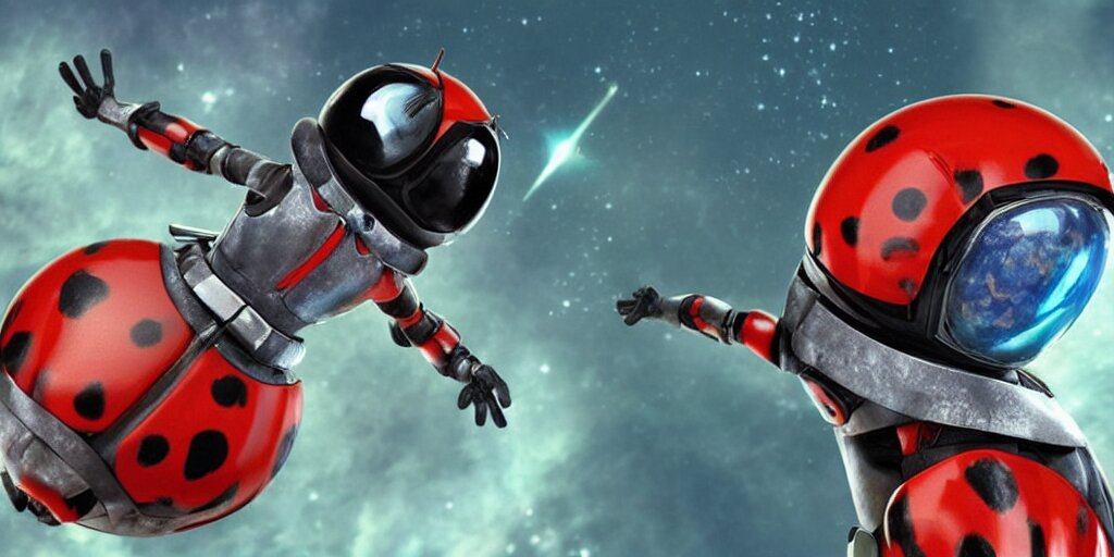 Lexica - A 3 d rendered movie still a ladybug descendant 1 million into ...