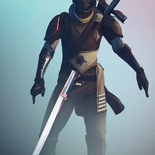 Lexica - Destiny 2 hunter wielding a katana in an action pose ...