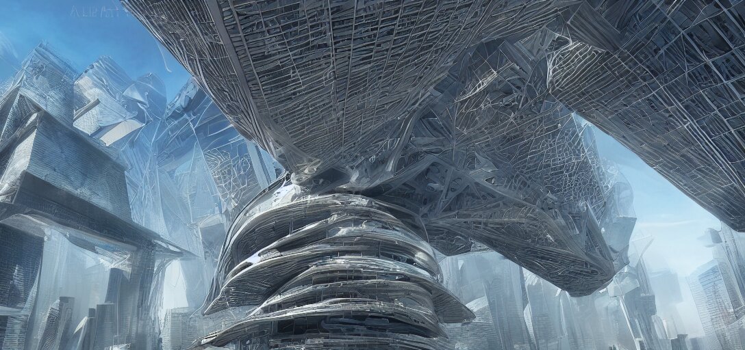 Lexica - Highly detailed futuristic architecture by I. M. Pei ...