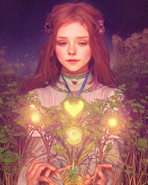 Lexica - Girl in solarpunk village, evening, 4 k, ultra realistic ...