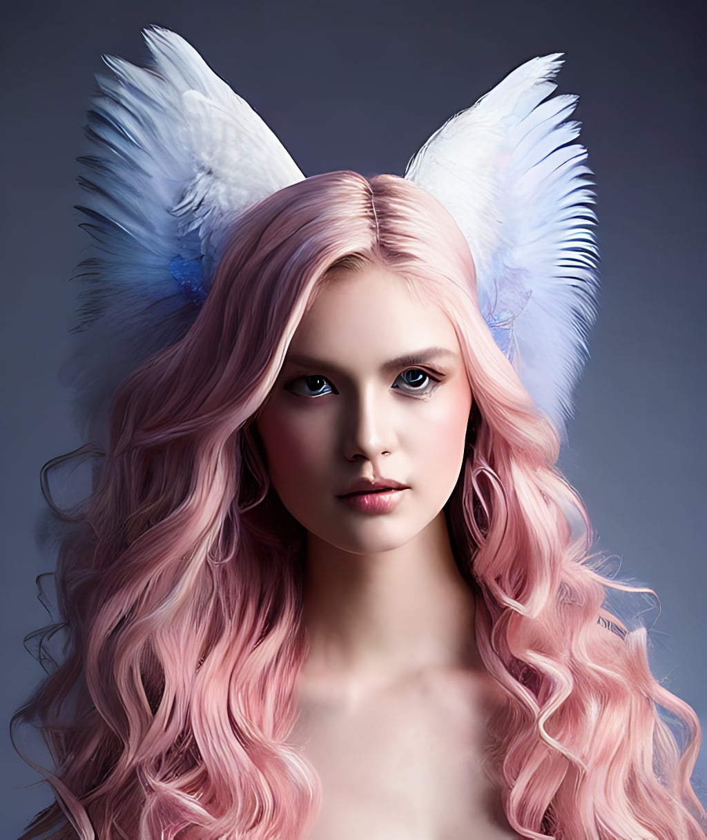 Lexica - Hyperrealist medium shot photograph of a harpy angel girl ...