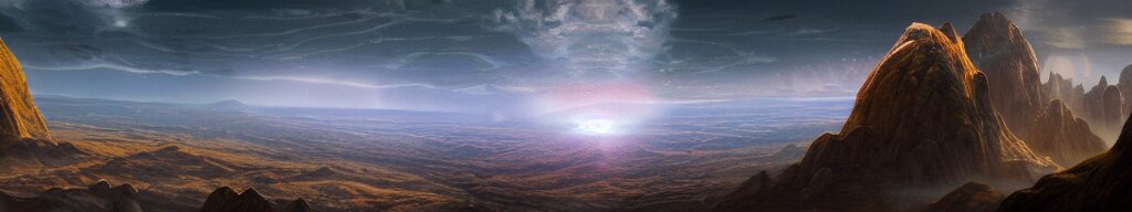 Lexica - Cosmic inflation bubbles peaking through the clouds, council ...