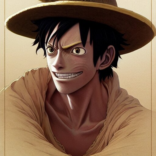 Lexica - Highly detailed vfx portrait of monkey d. luffy, stephen bliss ...