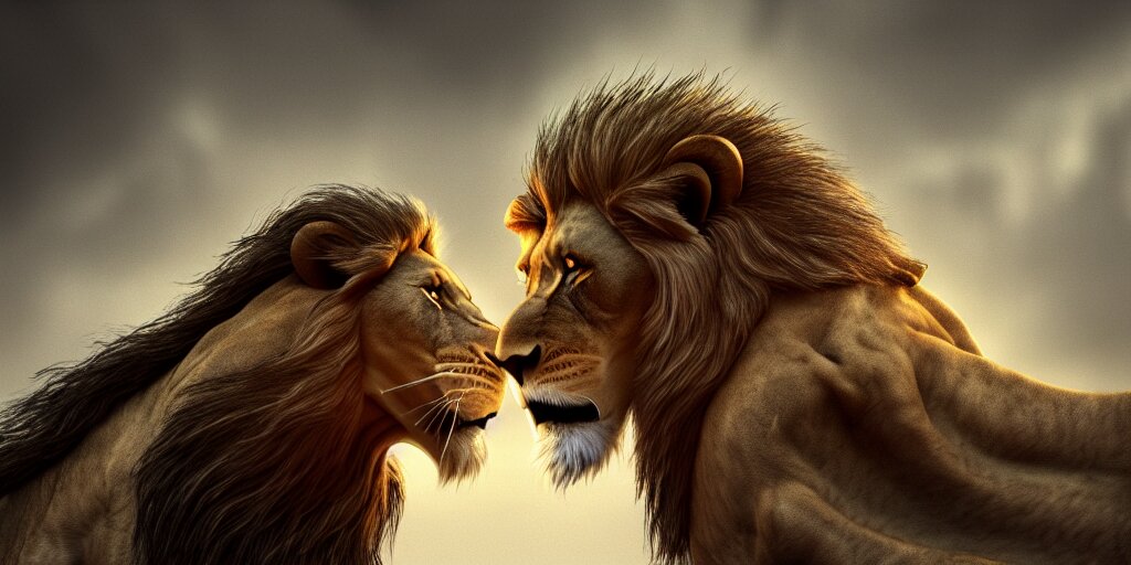 Lexica - The lion rider : : a hooded wise old man ( long white beard ...