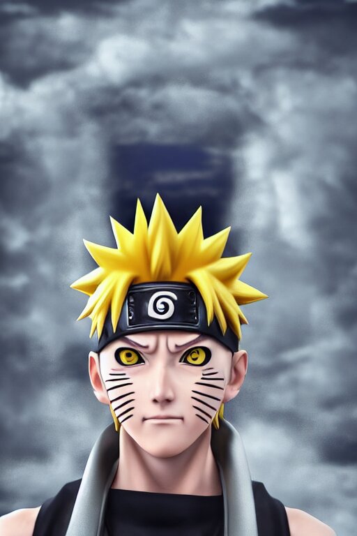 Lexica - Hyperrealistic photography of Naruto Uzumaki style of Gal ...