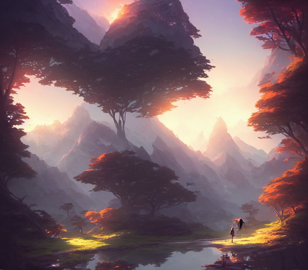 Lexica - Beautiful landscape, details, sharp focus, illustration, by ...