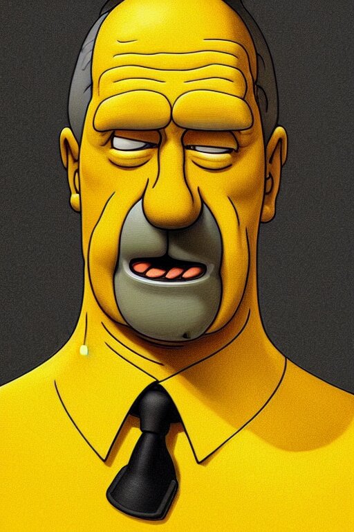 Lexica - Vladimir putin as a yellow funny stupid homer simpson ...