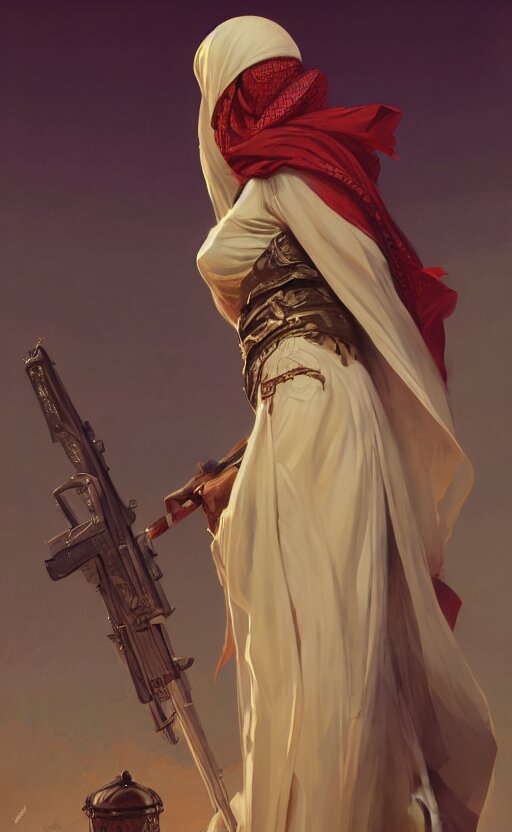 Lexica - A personification of the country saudi arabia, highly detailed ...