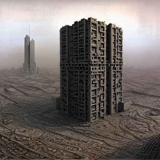 Lexica - Brutalist, soviet architecture on mars, megastructure, kowloon ...