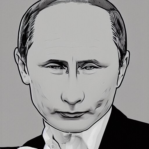 Lexica - Anime putin portrait