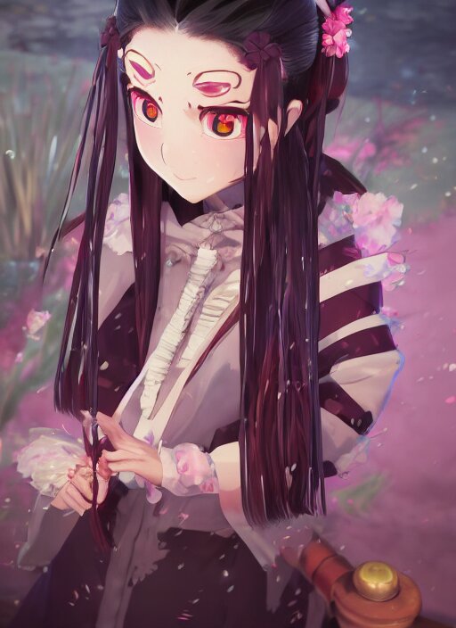 Lexica - Nezuko, demon slayer anime, smooth vibrancy, high detail ...