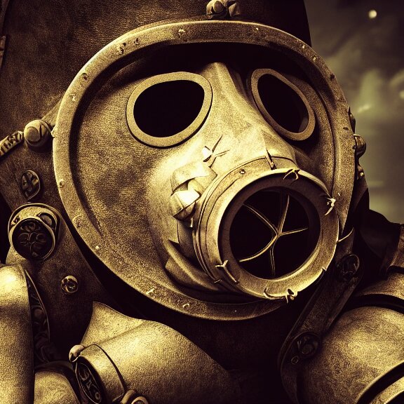 Lexica - Fantasy ancient magical gas mask, splash art, movie still ...