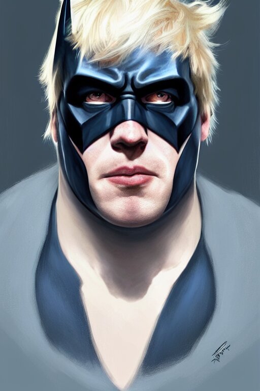 Lexica - Boris Johnson as Batman, Boris Johnson hairstyle, full body ...