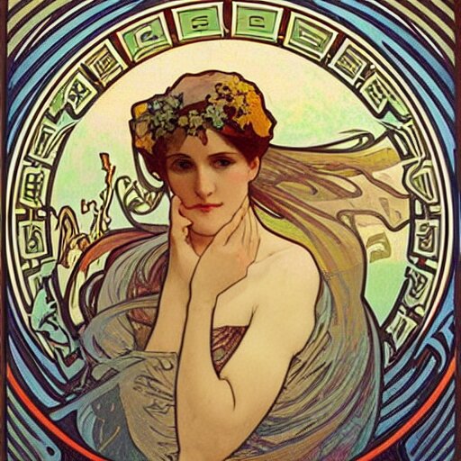 Lexica - Water by alphonse mucha