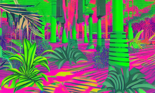 Lexica - Vaporwave Jungle