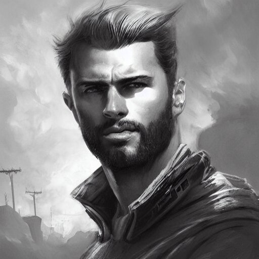 Lexica - A beautfiul award winning commission portrait of gigachad ...