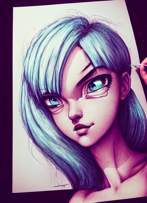 Lexica - Highly detailed portrait of bulma, photographic realistic ...