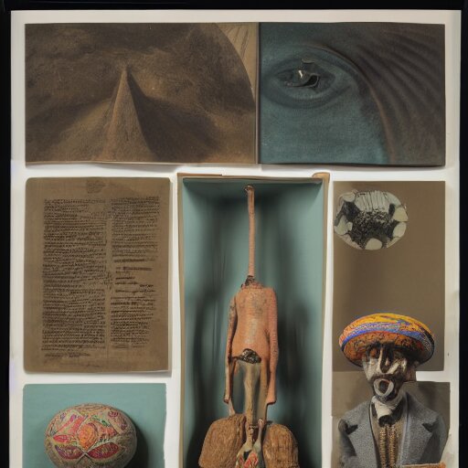 Lexica - A three color offset photography of single surrealist object ...