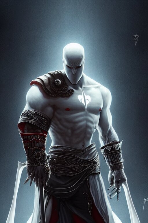 Lexica - Symmetry of moon knight mixed with kratos from gow, rpg ...