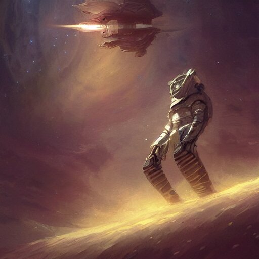 Lexica - Pilot floating in spaceship, fullbody, fantasy, intricate ...