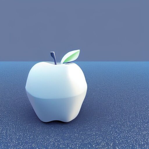 Lexica - A 3D apple made of polygons, virtual apple, polygonal apple ...