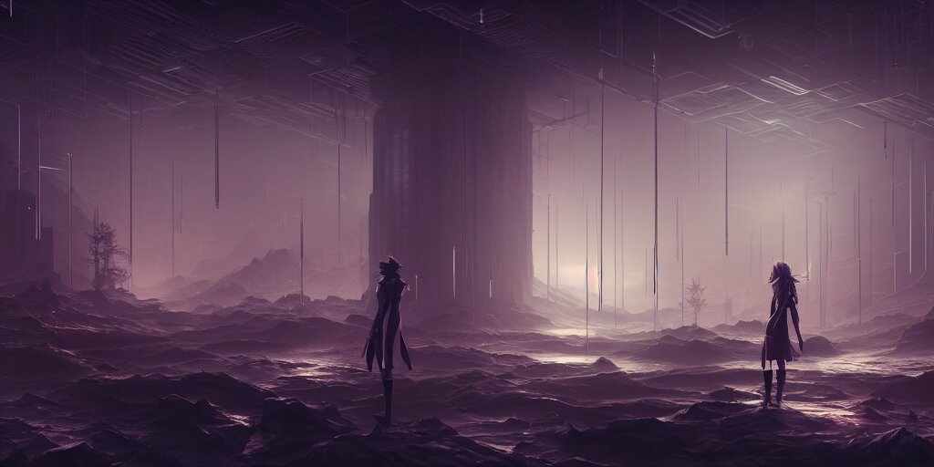 Lexica - Isometric room of a room filled with beautiful! code vein in ...