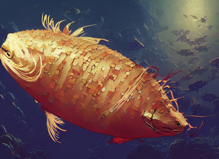 Lexica - Dramatic art - portrait of a armored cavefish fish from ...