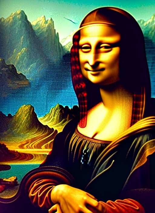 Lexica - Highly detailed portrait of Mona Lisa, Stephen Bliss, unreal ...