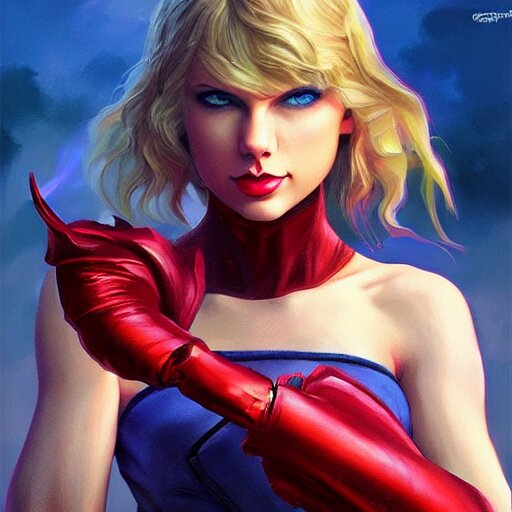 Lexica - Taylor Swift as a Street Fighter character, portrait, highly ...
