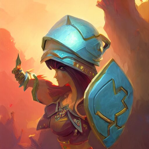 Lexica - vigneting miss hero Video game icon fantasy art heartstone ...