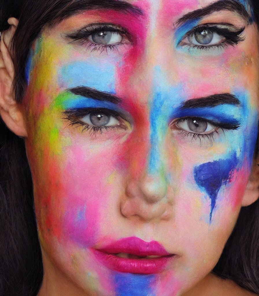 Lexica - Why do we paint each other? realistic