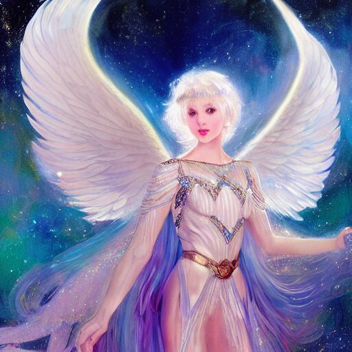 Lexica - Portrait harmony of white haired angel beautiful yoongi ...