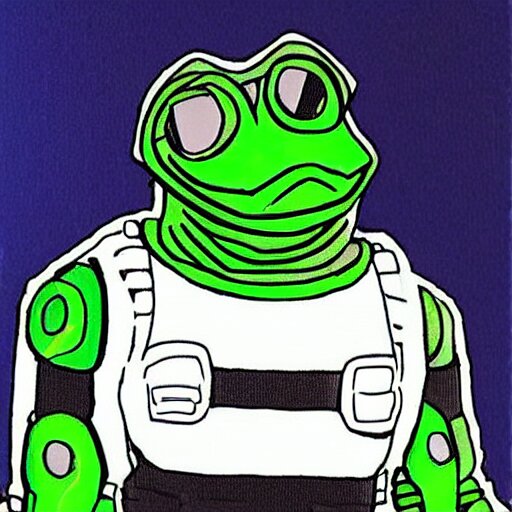Lexica - Robocop pepe the frog