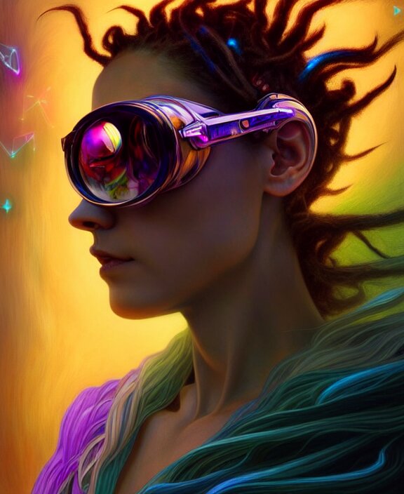 Lexica - A whirlwind of souls rushing inside the metaverse, hologram ...