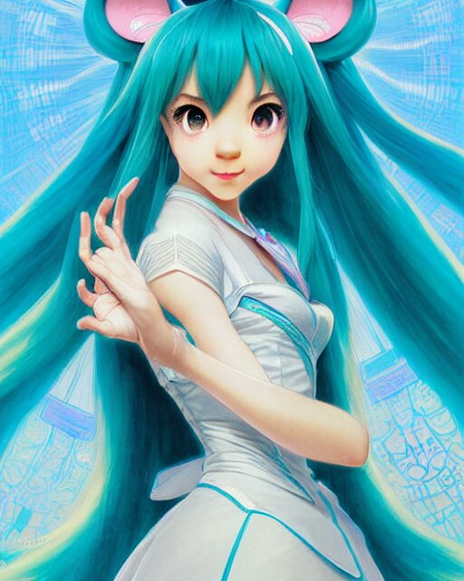 Lexica - Portrait of disney hatsune miku!!!!!!!!!!!!!!!!!!!, intricate ...